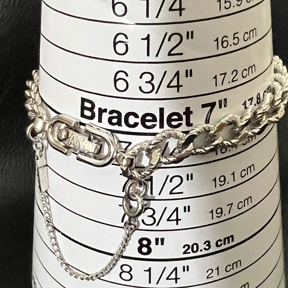 Monet | Jewelry | Monet Vintage Silver Tone Rope Twist Chunky Link ...